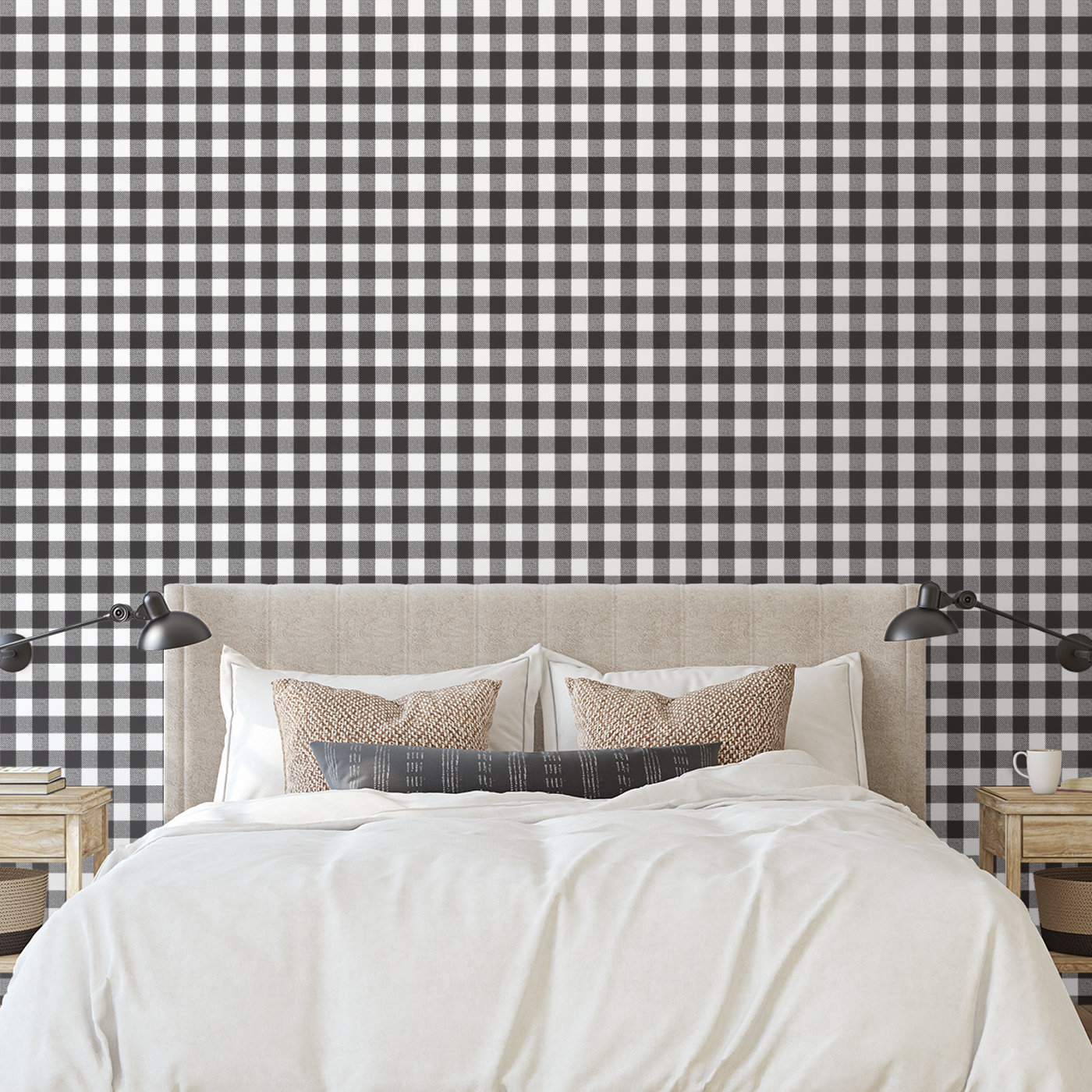 Buffalo Check Wallpaper by Love vs. Design