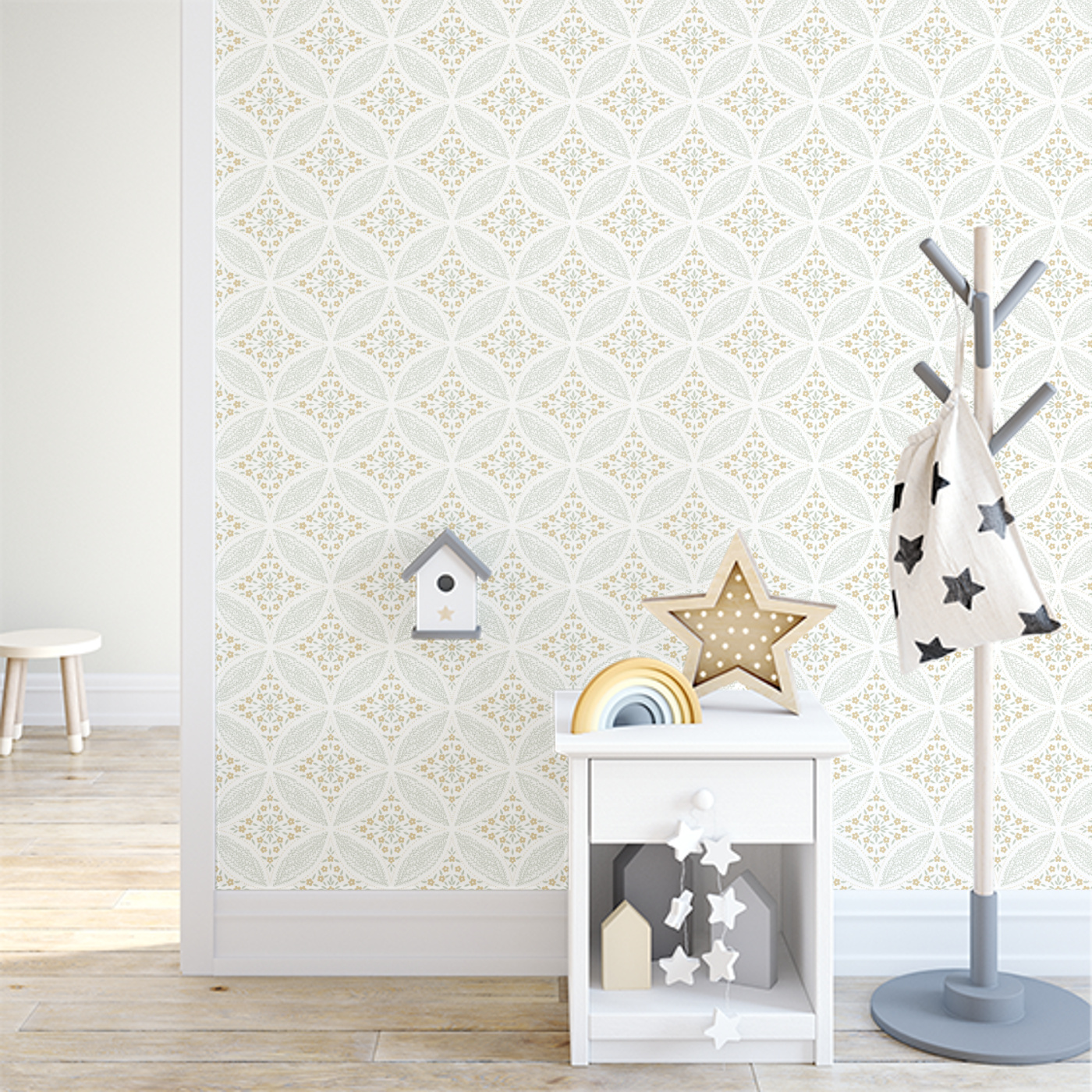 Forget Me Not Peel And Stick Removable Wallpaper | Love vs. Design