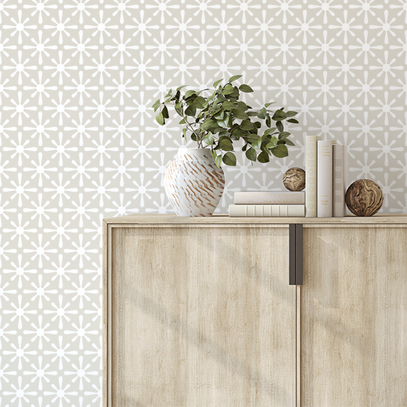 Funky Shape Peel And Stick Removable Wallpaper | Love vs. Design