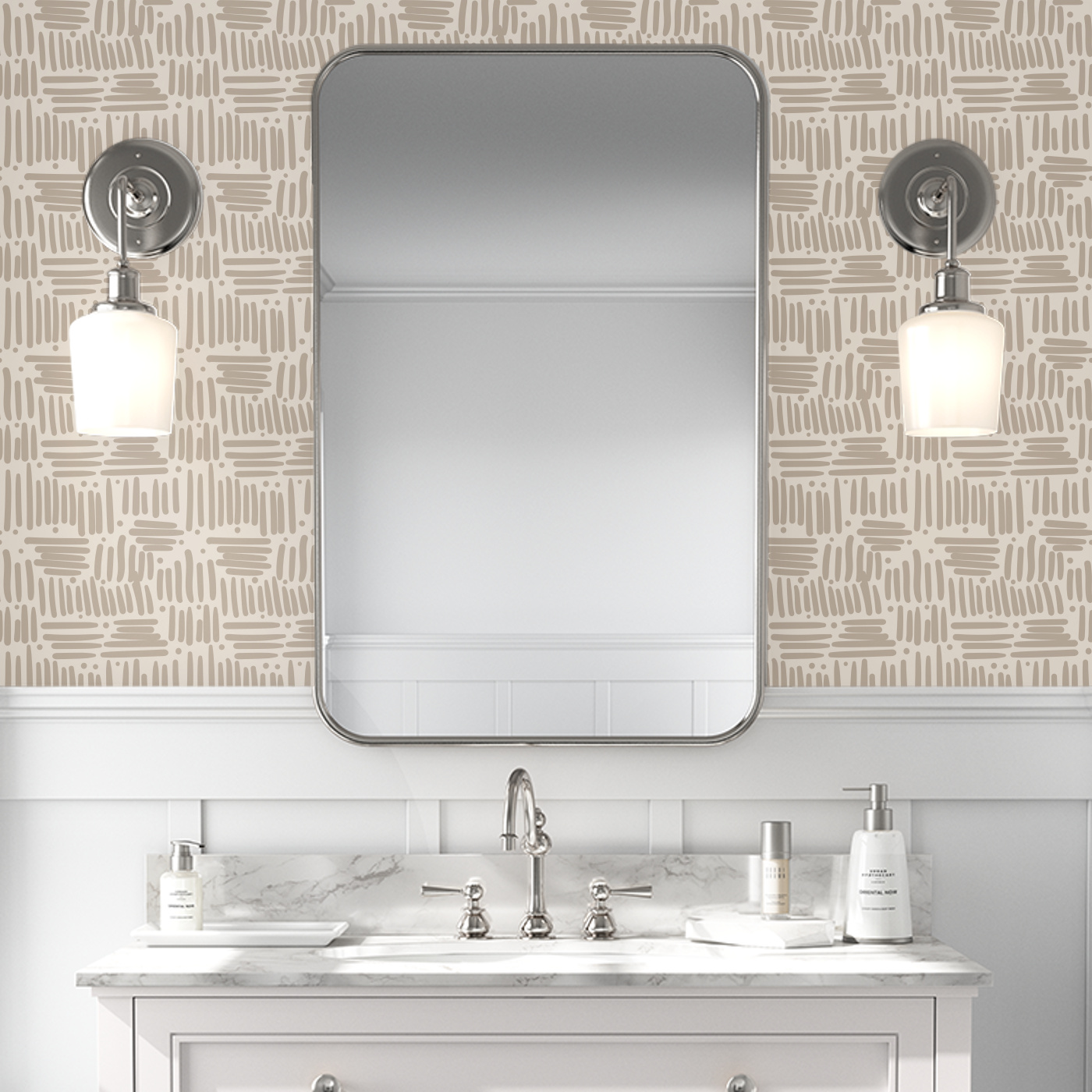 Bold Stacks Peel And Stick Removable Wallpaper | Love vs. Design