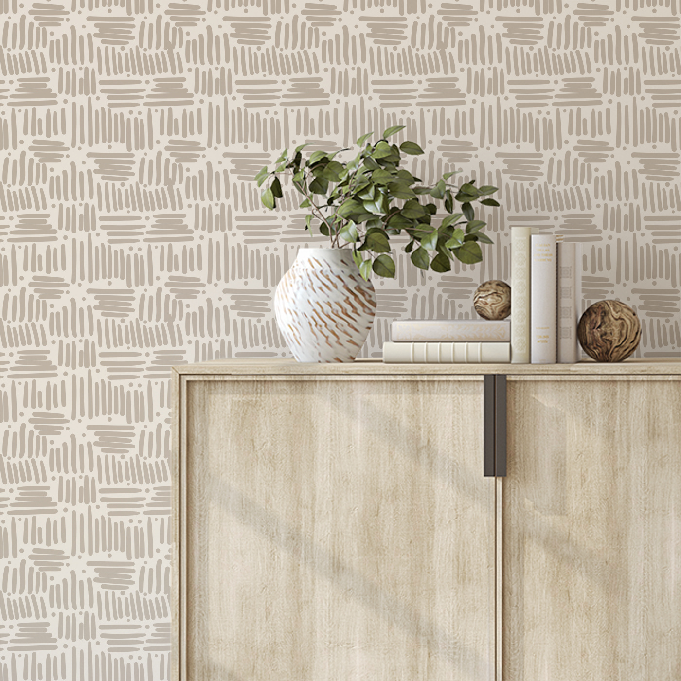 Bold Stacks Peel And Stick Removable Wallpaper | Love vs. Design