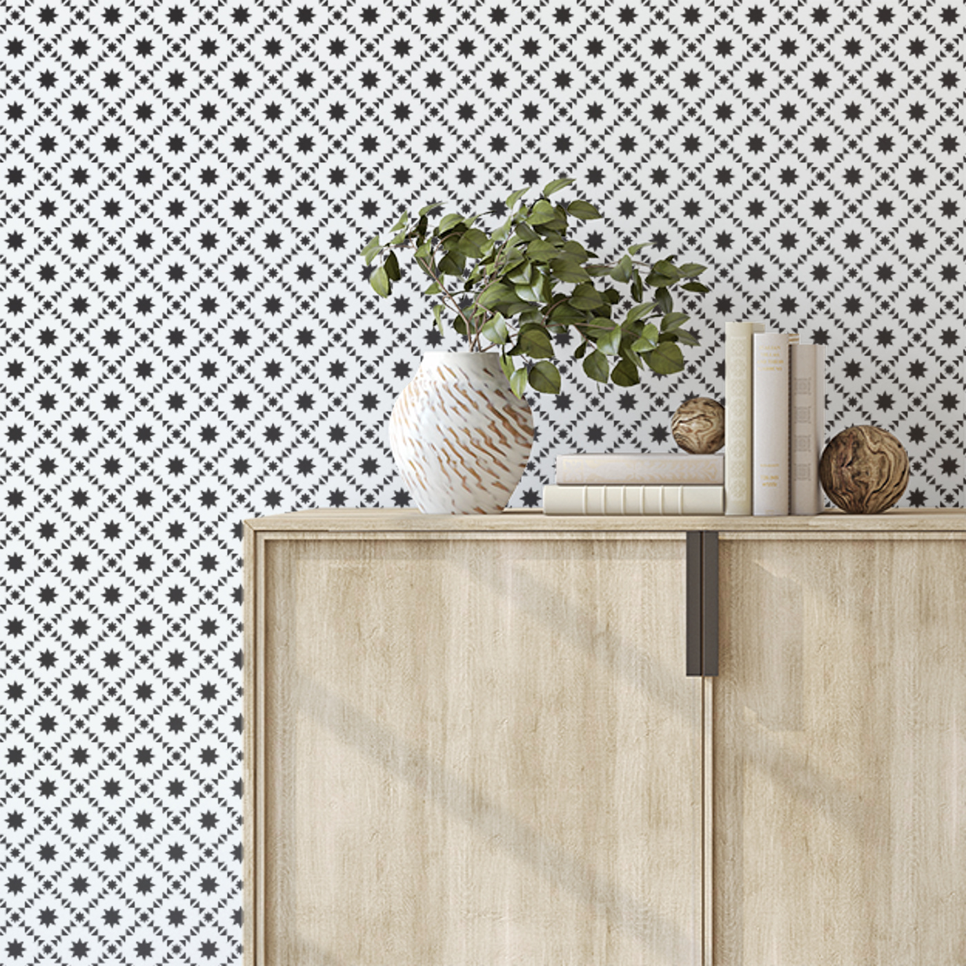 Nova Grid Peel And Stick Removable Wallpaper | Love vs. Design