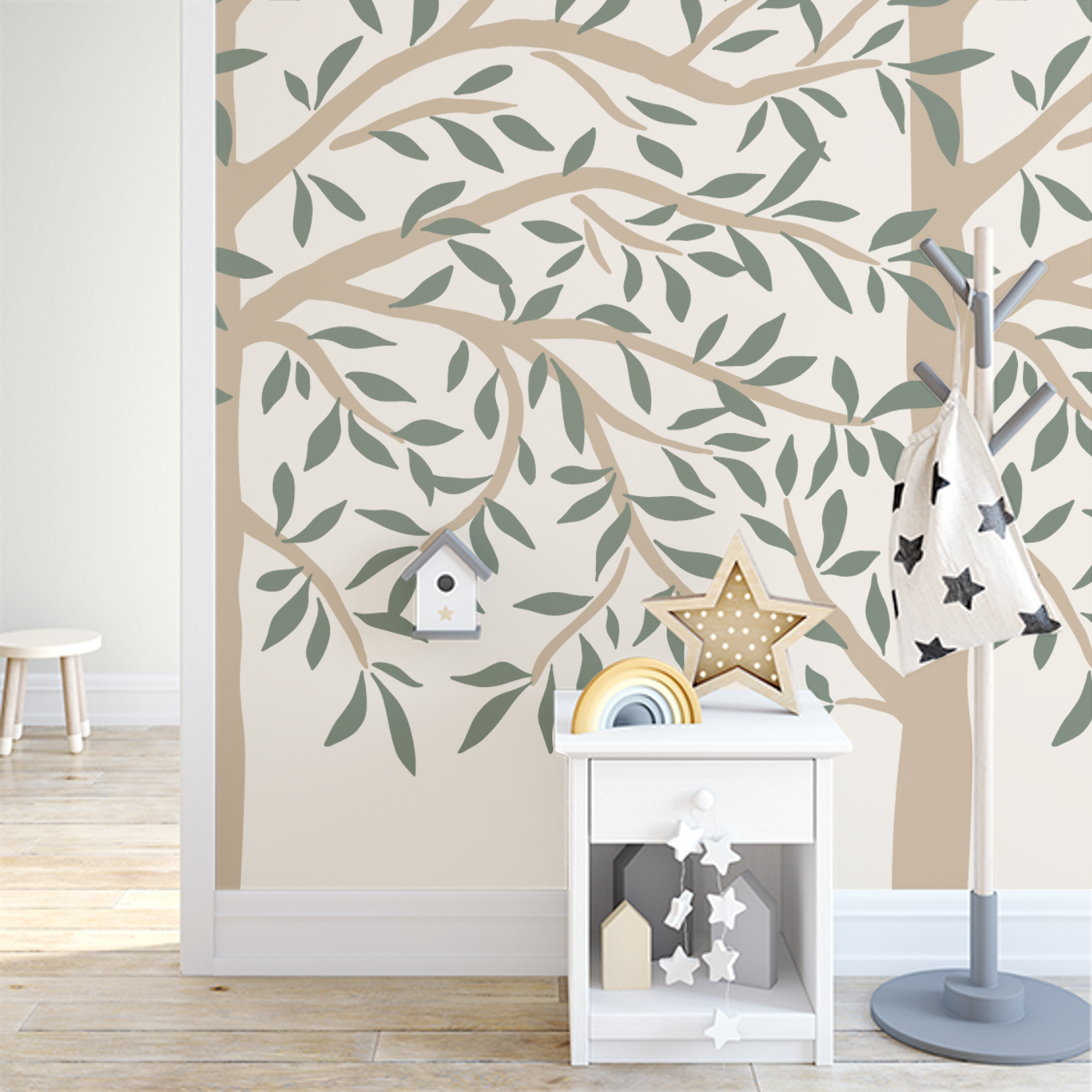 Wild Tree Peel and Stick Wallpaper | Love vs. Design