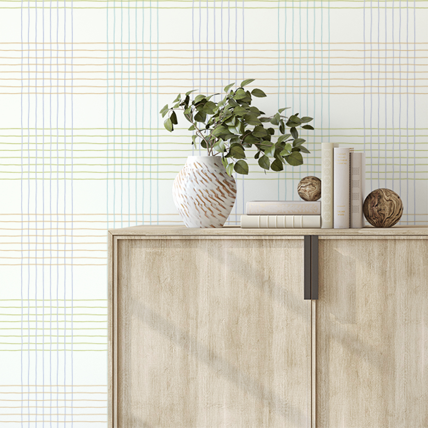 Woven Lines Peel and Stick Wallpaper | Love vs. Design