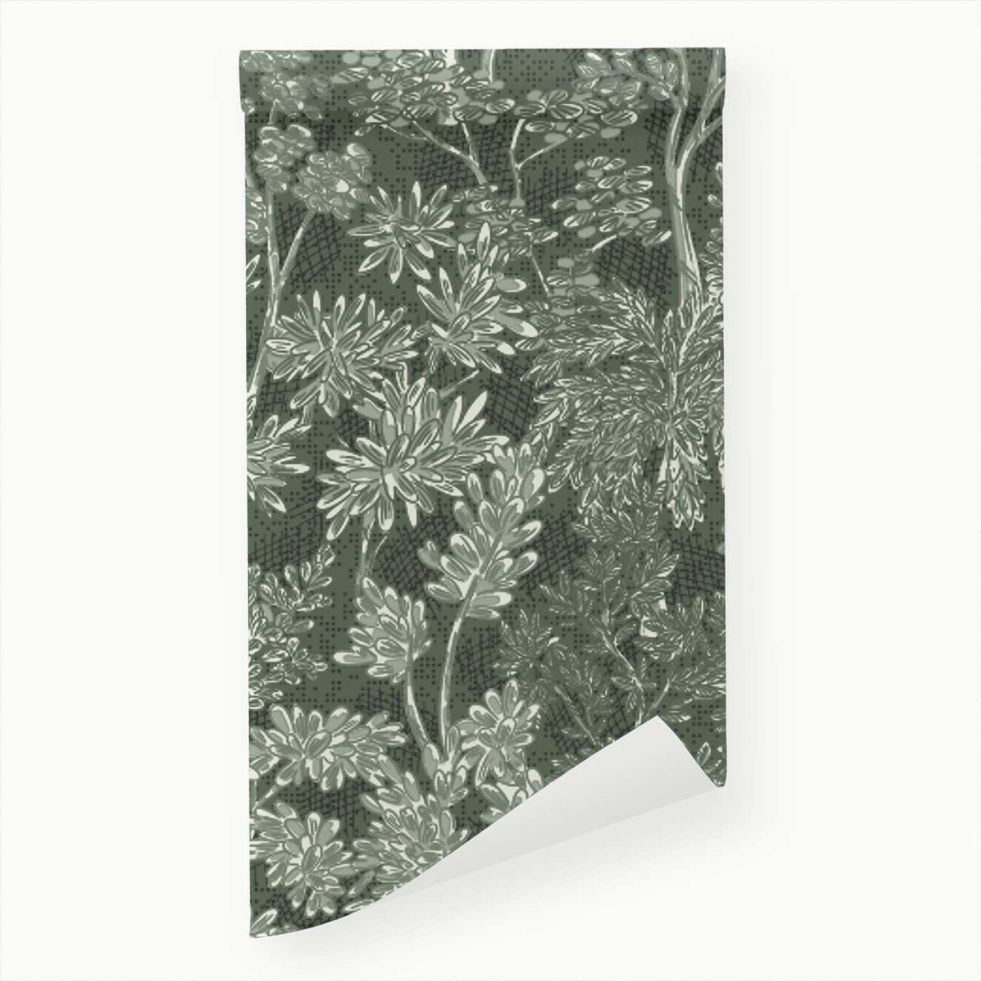 Floral Sketch Peel and Stick Removable Wallpaper | Love vs. Design