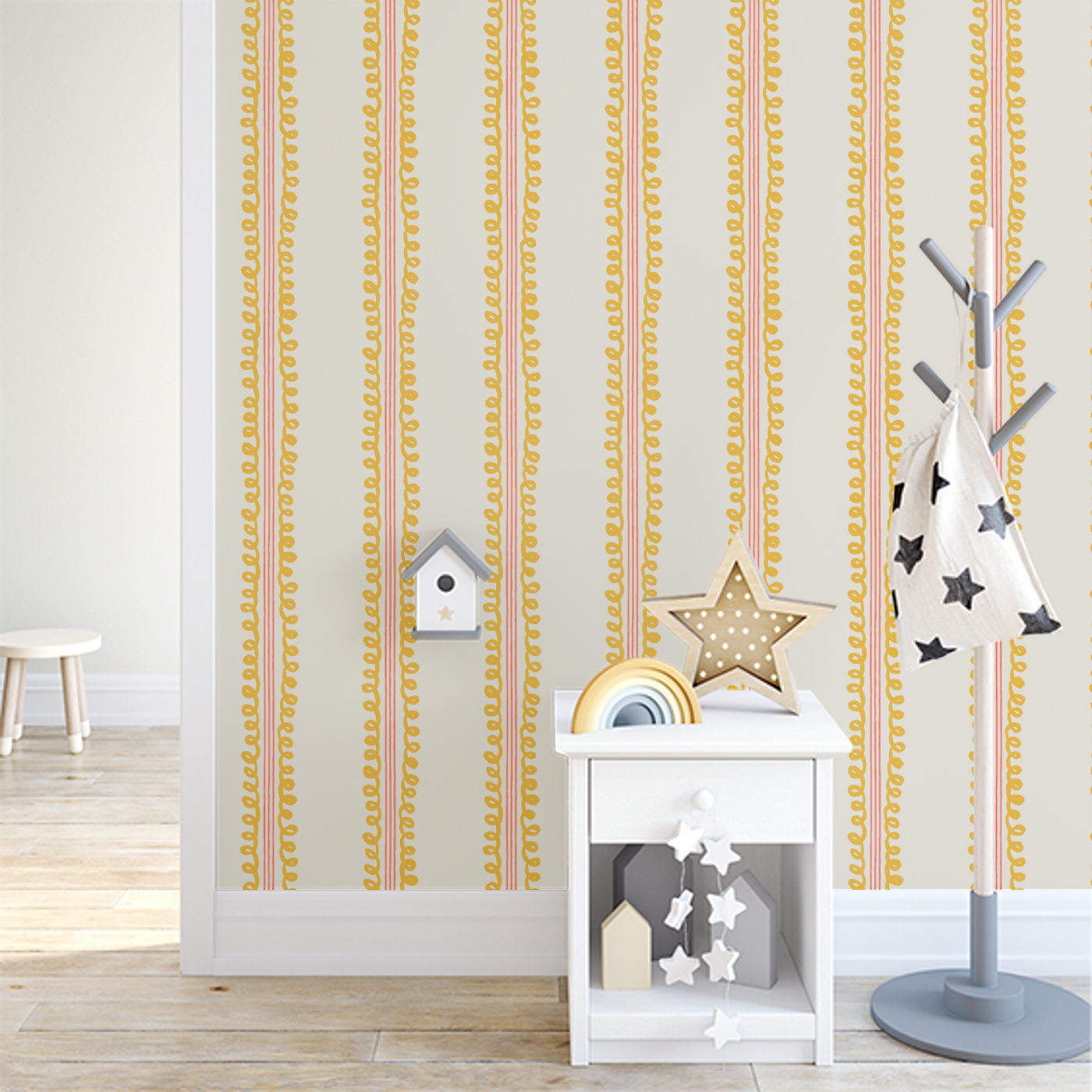 Loopy Loop Peel And Stick Removable Wallpaper | Love vs. Design