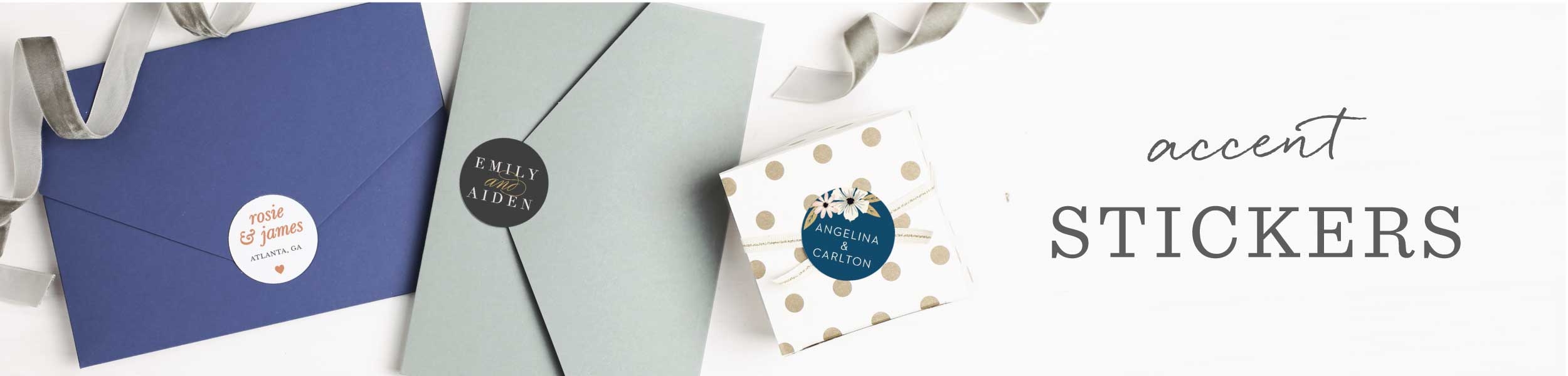 Envelope, Favor, & Gift Tag Stickers by Basic Invite
