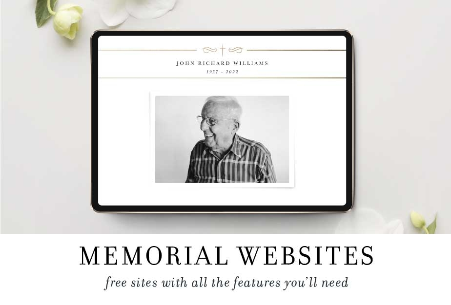 100% Free Memorial Websites | Personalize yours for the memory of your ...