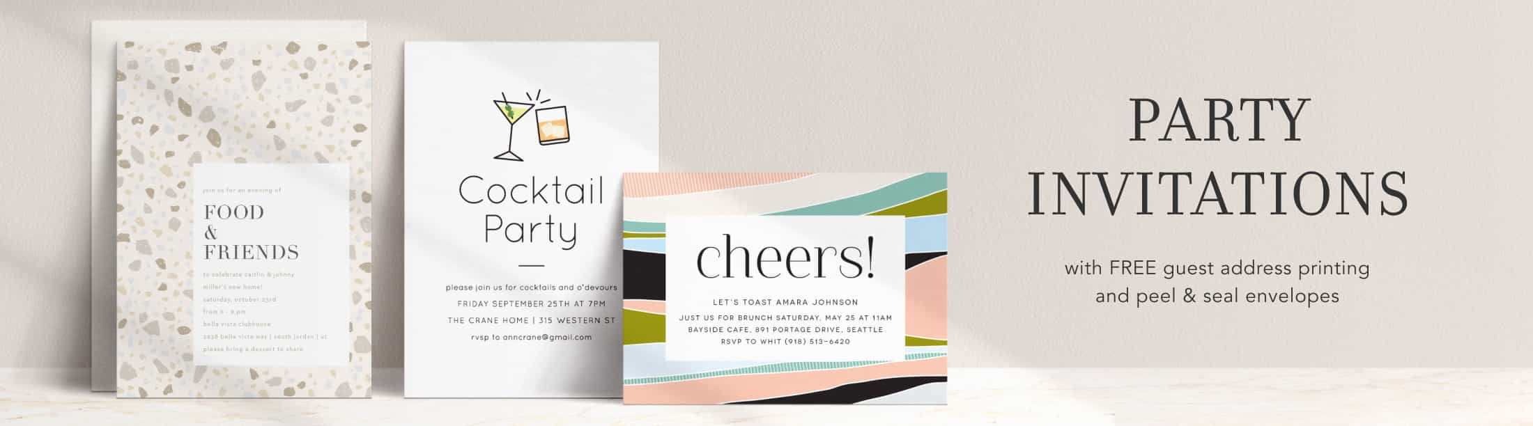 Tea Party Invitations - Match Your Color & Style Free!