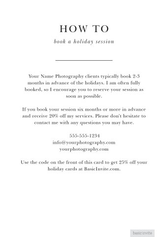 Elegant Partner Card