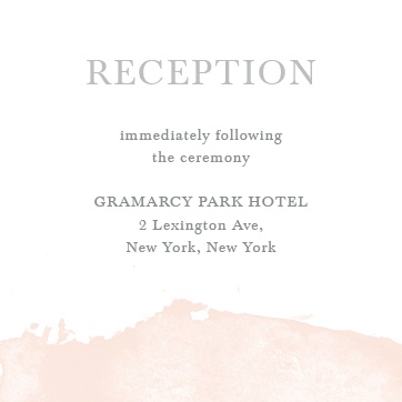Reception Card Wording